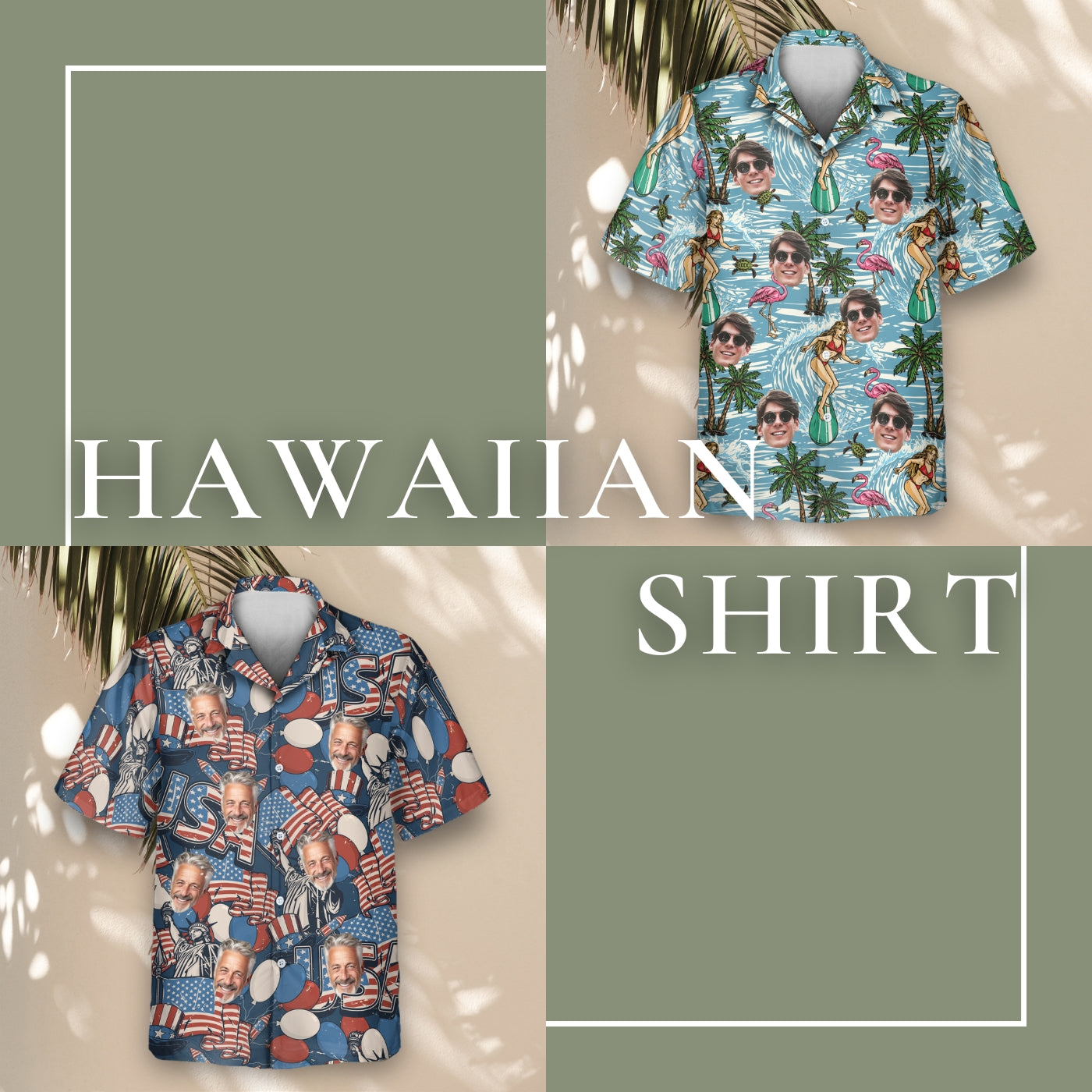 Custom Hawaiian Shirt with Faces or Logos – Custom Mayy Arts