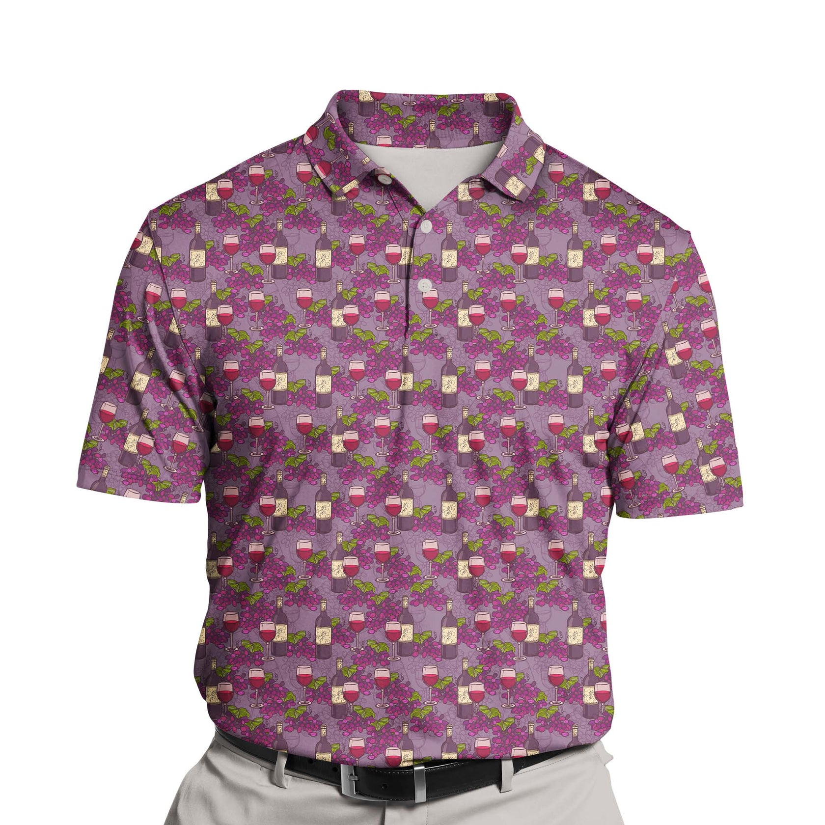 Vino Vibes | Funny Golf Shirts with Faces or Logos – Custom Mayy Arts