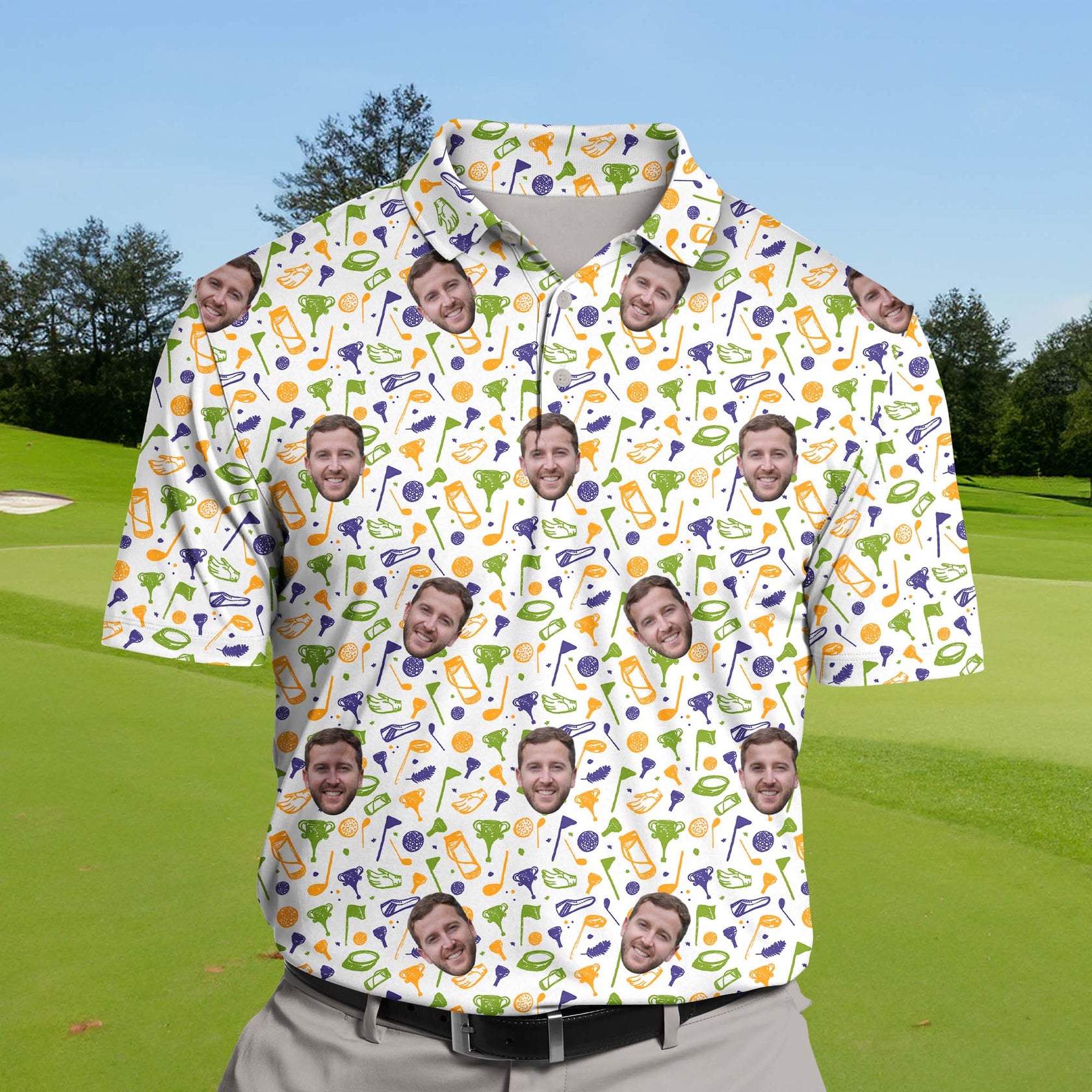 Bright Golf Club | Funny Golf Shirts with Faces or Logos – Custom Mayy Arts