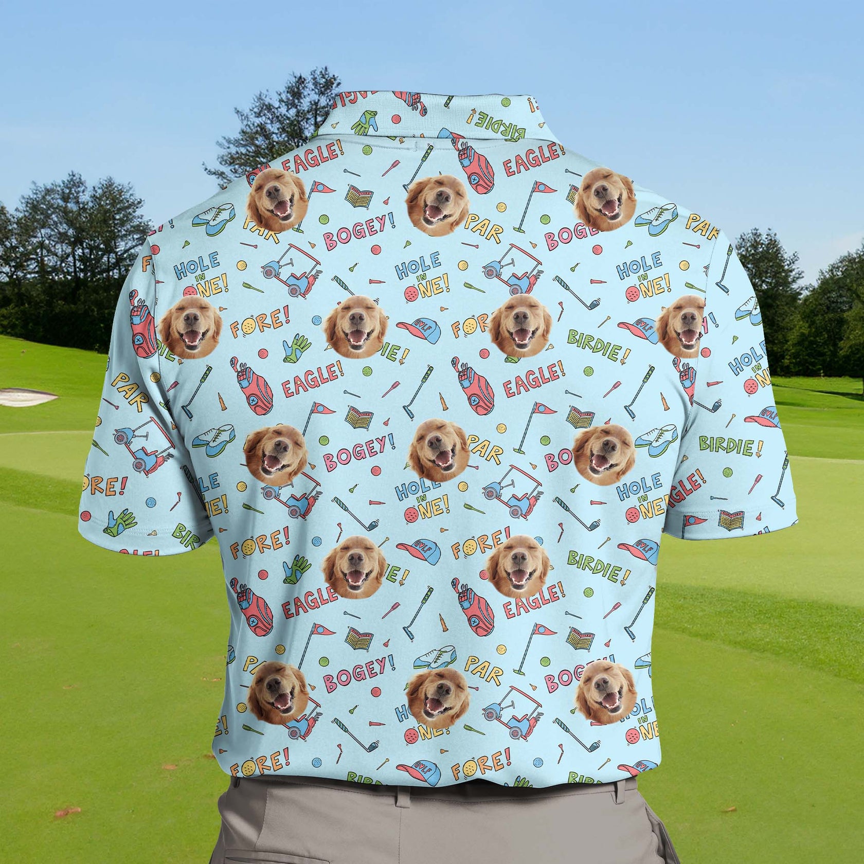 Golf Fanatic | Funny Golf Shirts with Faces or Logos – Custom Mayy Arts