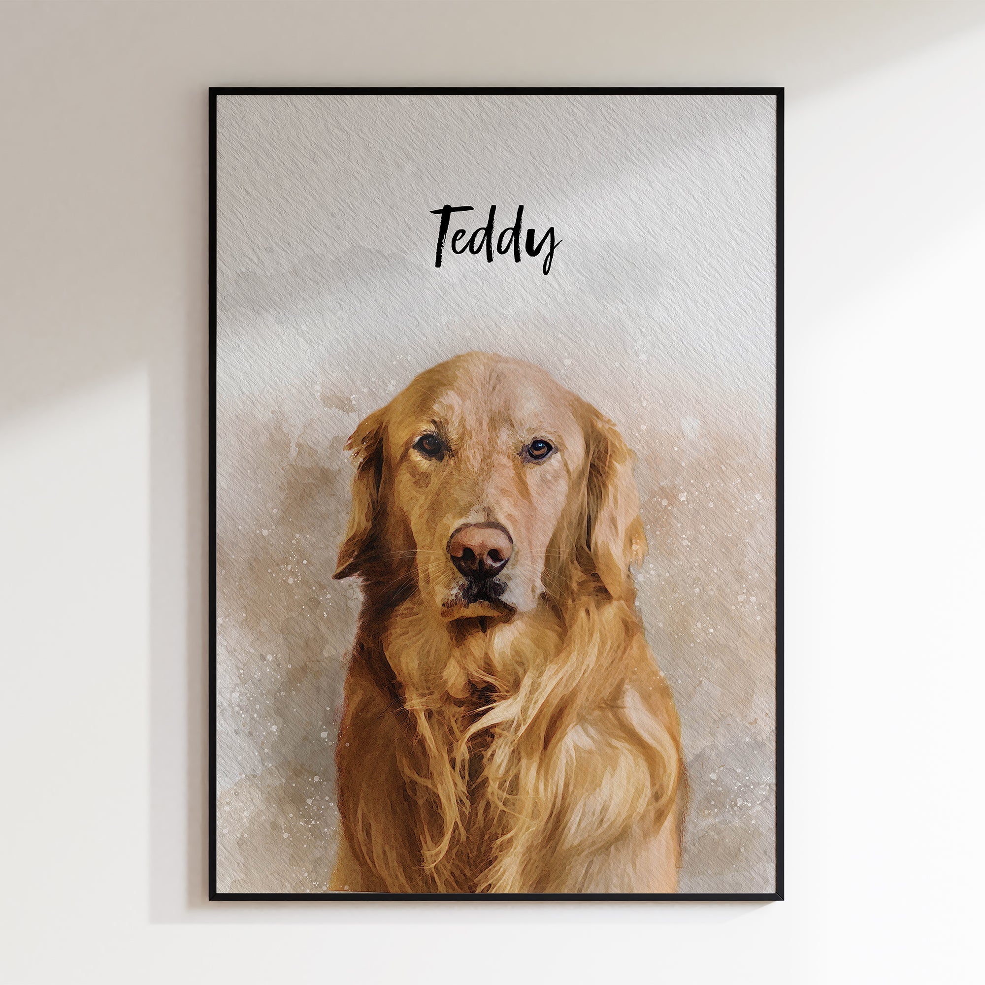 Custom Watercolor Pet Portrait From Photos | Custom Mayy Arts